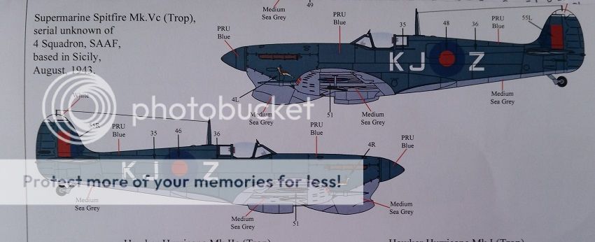 Spitfire Vc 4 Squadron SAAF - Mediterranean Theatre of Operations (MTO ...